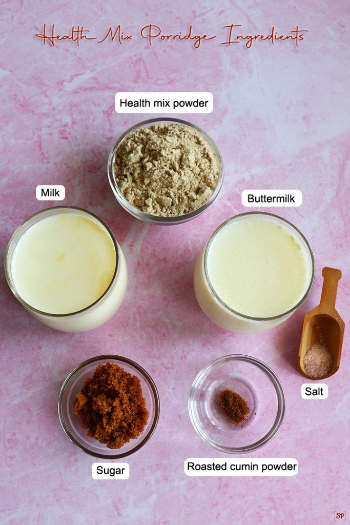 Sathu Maavu Kanji Recipe (Sweet and Salt) - Sharmis Passions