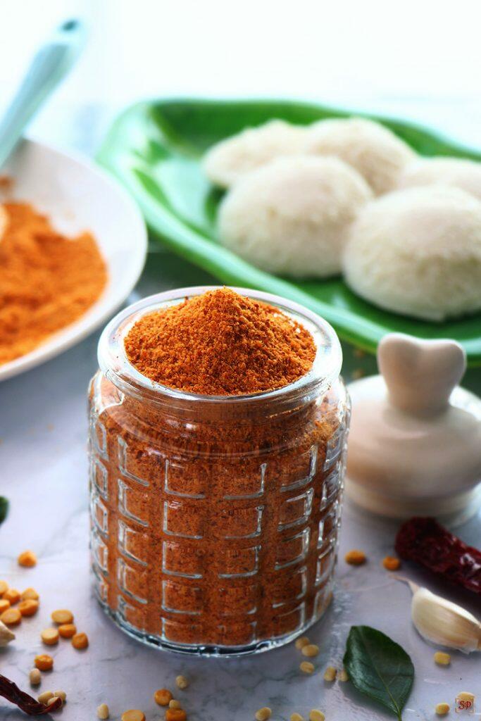Idli Podi Recipe (Idli Milagai Podi) - Sharmis Passions