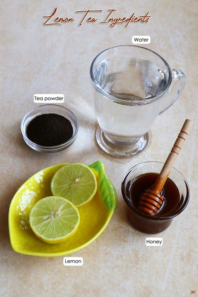 Lemon Tea Recipe - Sharmis Passions
