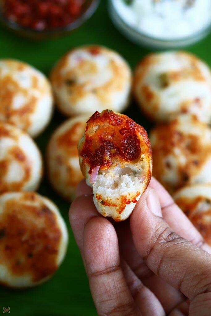 Paniyaram Recipe | Kuzhi Paniyaram Recipe - Sharmis Passions