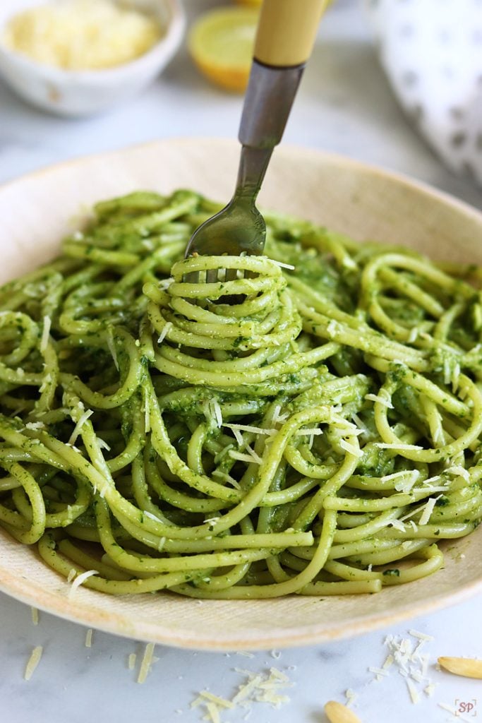 Pesto Pasta Recipe- Sharmis Passions