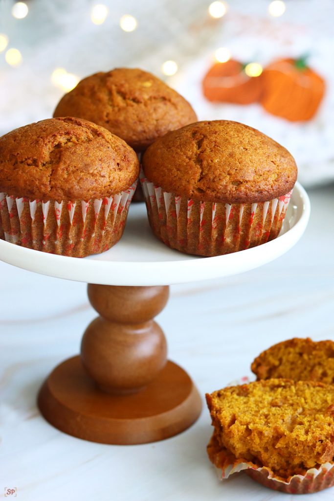 Pumpkin Muffins Recipe - Sharmis Passions