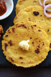 Makki Roti Recipe | Makki Ki Roti Recipe - Sharmis Passions