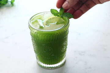 Lemon Mint Juice Recipe - Sharmis Passions