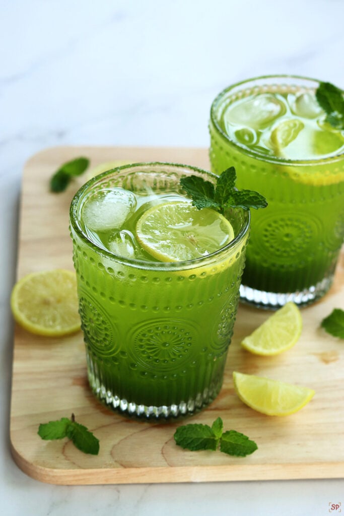 Lemon Mint Juice Recipe - Sharmis Passions