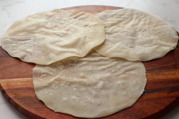 Spring Roll Sheets Recipe | Spring Roll Wrappers Recipe - Sharmis Passions