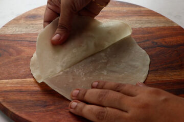 Spring Roll Sheets Recipe | Spring Roll Wrappers Recipe - Sharmis Passions