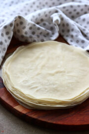 Spring Roll Sheets Recipe | Spring Roll Wrappers Recipe - Sharmis Passions