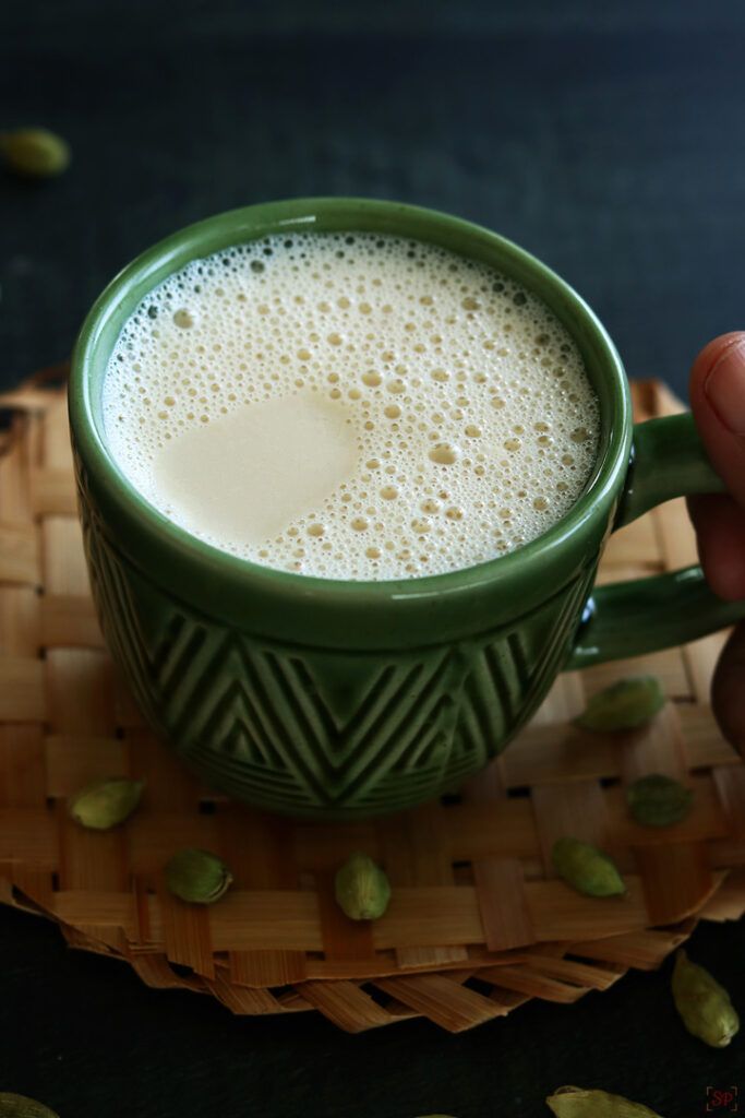 Cardamom Milk Recipe | Elachi Milk Recipe - Sharmis Passions