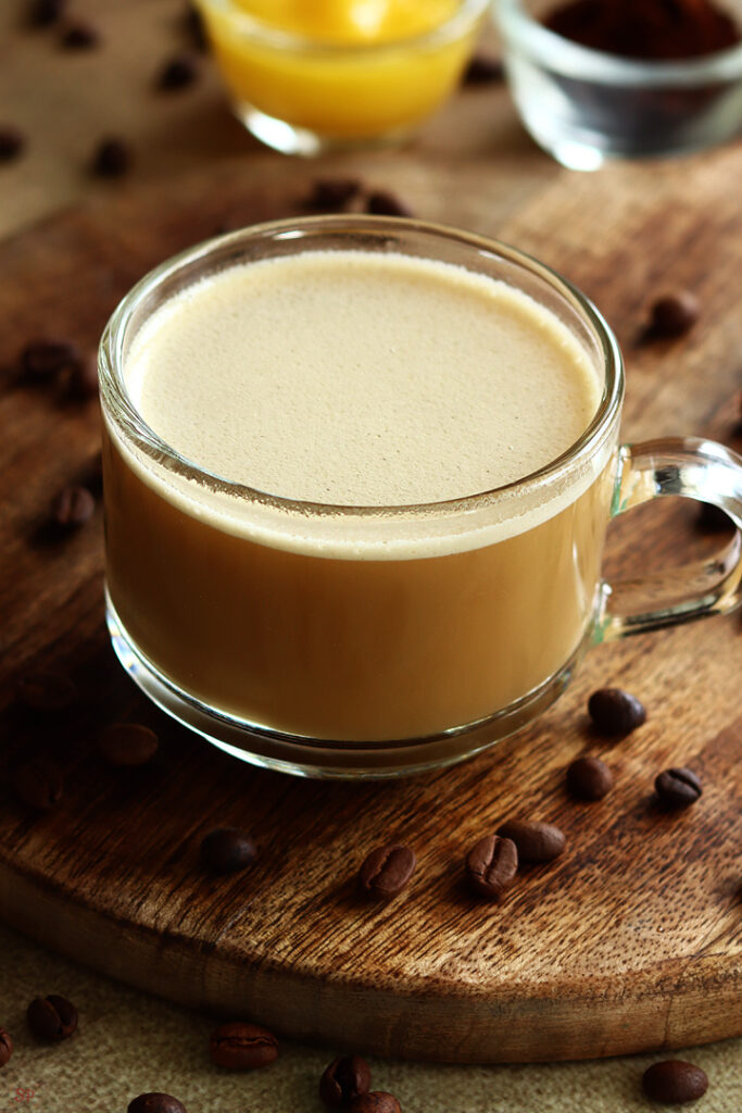Ghee Coffee Recipe | Bulletproof Coffee Recipe - Sharmis Passions