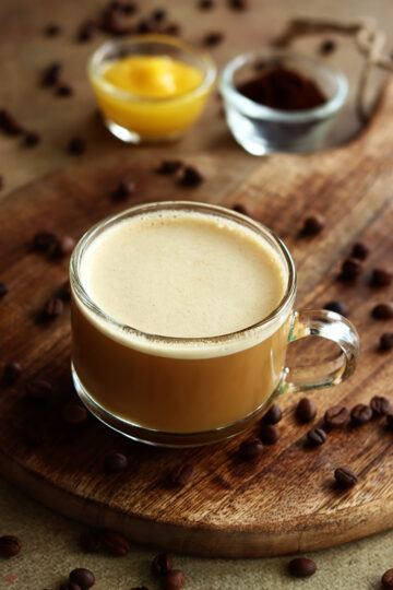 Ghee Coffee Recipe | Bulletproof Coffee Recipe - Sharmis Passions