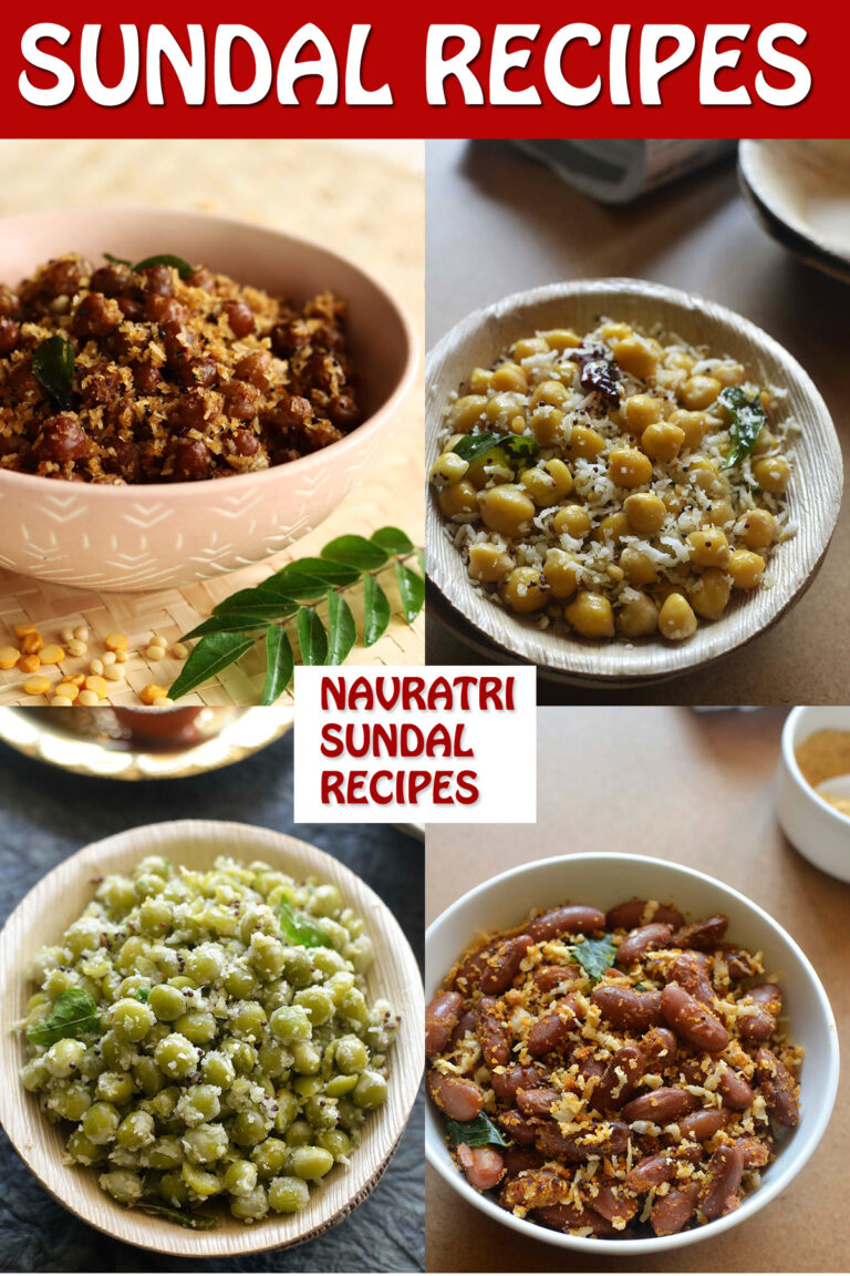 Navratri Sundal Recipes | 9 days Navaratri Sundal Recipes - Sharmis Passions