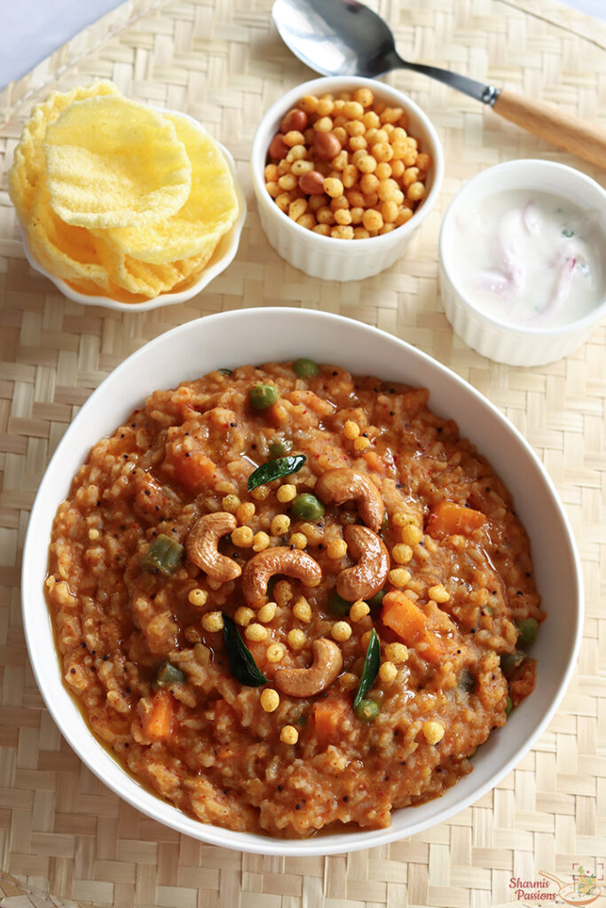 Bisi Bele Bath Recipe - Sharmis Passions