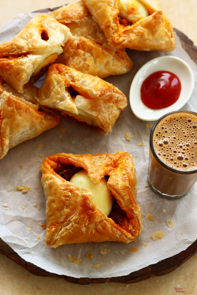 Egg Puffs Recipe - Sharmis Passions