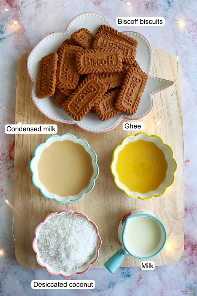 Biscoff Ladoo Recipe - Sharmis Passions